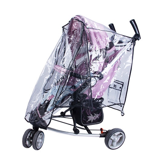 Baby Plastic outdoor stroller rain cover
